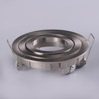 China 7W Round Recessed Downlight AC 220-240V Die-Cast Aluminum 88mm GU10 for sale