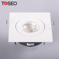 China 90mm Square Recessed Downlights Fixted Gu10 Downlight Fixture for sale