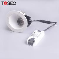 China Asymmetric Round Dimmable LED Downlights Anti Glare Recessed for sale