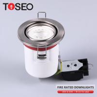 China Die Casting Aluminium Fire Rated Downlights Adjustable IP65 Waterproof  For Bathroom for sale