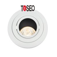 China Gu5.3 Round Bathroom Ceiling Downlights Aluminium 81xH54mm White for sale