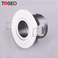 China Gu5.3 Round Bathroom Ceiling Downlights Aluminium 81xH54mm White for sale