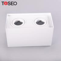 China Square Surface Mounted Downlight GU10 Adjustable Ceiling Spotlight 200x100mm AC220-240V for sale
