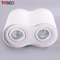 China Surface Mounted LED Downlight Double Head Adjustable Spotlight 220V GU10 180x100mm for sale