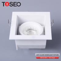 China Adjustable Anti Glare LED Downlight 73mm Cut Out 12V GU10 Die Cast Aluminum for sale