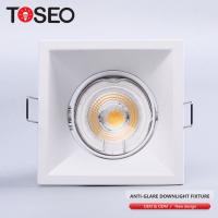 China 90mm Square 7W LED Recessed Anti Glare Downlight Die Cast Aluminum 220V for sale