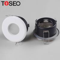 China Recessed Waterproof Bathroom Spotlights , GU5.3 White Bathroom Ceiling Light for sale
