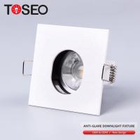 China Fixed White Square Anti Glare LED Downlight 70mm Cut Out 12V GU5.3 for Living Room for sale