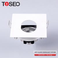 China Fixed White Square Anti Glare LED Downlight 70mm Cut Out 12V GU5.3 for Living Room for sale