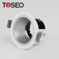 China Deep Cup Anti Glare LED Downlight 70mm Cut Out 12V 220V Die Cast Aluminum Recessed Light for sale