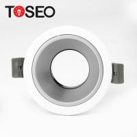 China Deep Cup Anti Glare LED Downlight 70mm Cut Out 12V 220V Die Cast Aluminum Recessed Light for sale
