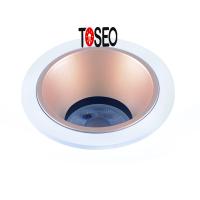 China Deep Cup Anti Glare LED Downlight 70mm Cut Out 12V 220V Die Cast Aluminum Recessed Light for sale