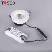 China Round 92mm Dimmable LED Downlights 10 Wattage For Meeting Room for sale