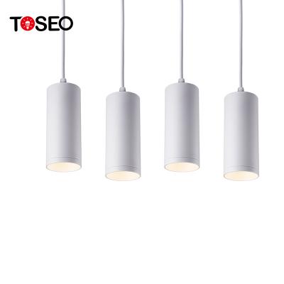 China Pure Aluminium GU10 LED Pendant Downlight 60x130mm Adjustable Anti Glare Chandelier for sale