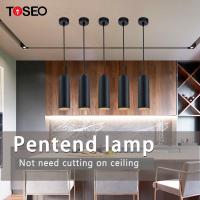 China Pure Aluminium GU10 LED Pendant Downlight 60x130mm Adjustable Anti Glare Chandelier for sale