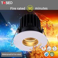 China Fire Rated Recessed Dimmable LED Down Lights 68mm 11 Watt 4000k for sale