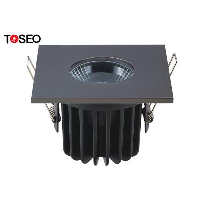 China Golden Dimmable Ceiling Recessed LED Downlight , Recessed Square IP65 Fire Rated Downlights for sale