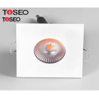 China Golden Dimmable Ceiling Recessed LED Downlight , Recessed Square IP65 Fire Rated Downlights for sale