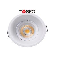 China GU5.3 Round Black Adjustable LED Downlight Anti Glare IP 20 for sale
