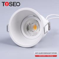 China GU5.3 Round Black Adjustable LED Downlight Anti Glare IP 20 for sale