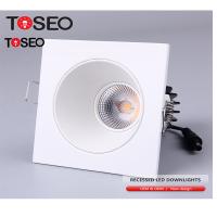 China 10W IP 20 Square Smart Home LED Light Anti Glare White Ceiling Downlights for sale