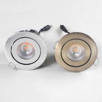 China Round Anti Glare LED Ceiling Spotlights Adjustable 11W AC 220V CITIZEN Chip 90mm for sale