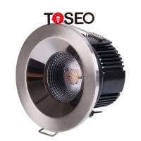 China Fixed 240v LED Ceiling Spotlights Fire Rated Cutting 68mm IP65 Recessed Downlight for sale
