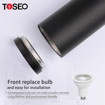 China Surface Mounted LED Downlight Adjustable GU10 5W 7W Cylinder Aluminium Spotlight for sale