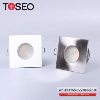China Square Waterproof Gu10 Recessed Ceiling Downlight 83x83mm Size for sale