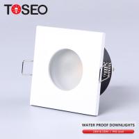 China Square Waterproof Gu10 Recessed Ceiling Downlight 83x83mm Size for sale