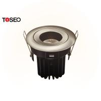 China 11W Fire Rated LED Downlight Dimmable Anti Glare Warm White 75mm Cutout Die Cast Aluminum for sale