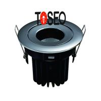 China 11W Fire Rated LED Downlight Dimmable Anti Glare Warm White 75mm Cutout Die Cast Aluminum for sale
