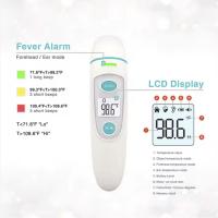 China Handheld LCD No Touch Forehead Thermometer 1S Measurement Time 32°C To 42.9°C for sale