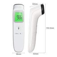 China Touchless Infrared Forehead Thermometer With 2 AAA Batteries And Fever Alarm for sale