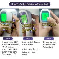 China 3 Color Backlight Forehead Thermometer 3VDC For Easy Fever Detection for sale