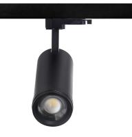 China 30w Zoomable 15°-55°adjustable led track light 70-100 lm/W CRI80 Citizen Chip Osram flicker-free driver 5 years warranty for sale