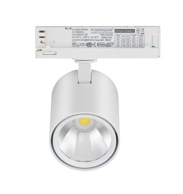 China LED track light heads 10W Bridgelux LED Chip 97Ra 100LM/W 4-wire 3-phase  flicker free Dimmable Black for shop for sale