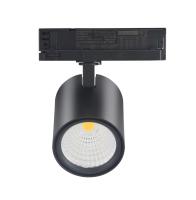 China 30W led track lights dimmable Non Flicker Dali Dimmable 3000LM 90Ra Black 4000K 0.9PFC 5 years 38° indoor shop lighting for sale