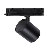 China 30W led track lights dimmable Non Flicker Dali Dimmable 3000LM 90Ra Black 4000K 0.9PFC 5 years 38° indoor shop lighting for sale