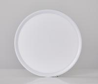 China Anti Glare LED Ceiling Panel Light 18W 3 colors changing 230mm 100LM/W ABS Black housing 3mm LGP IP42 home lighting for sale