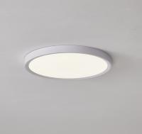 China Anti Glare LED Ceiling Panel Light 18W 3 colors changing 230mm 100LM/W ABS Black housing 3mm LGP IP42 home lighting for sale