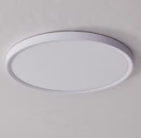 China Anti Glare Ceiling LED Panel Light 3 colors changing Ceiling mounted 400mm 32W 3200LM IP42 80Ra built in driver for sale