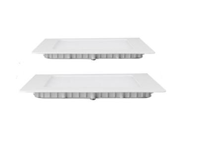 China 12 Watt Led Slim Panel Light Aluminum White Housing Ce 960lm For Supermarket for sale