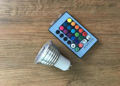 China 3W GU10 High Brightness Colorful RGB LED Spotlight Bulbs DMX AC 220V for sale
