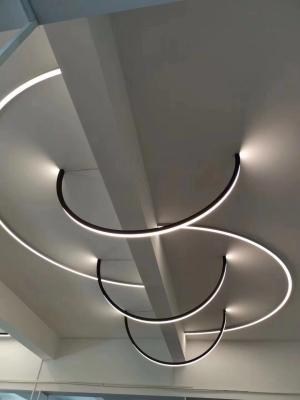 China Cusomized 2m 3m Bendable LED Aluminum Profile Extrusion for sale