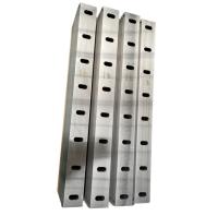 China Metal Replacement Shredder Blades 58-60 HRC Straight Cutting Blade for Double Shaft Shredder for sale