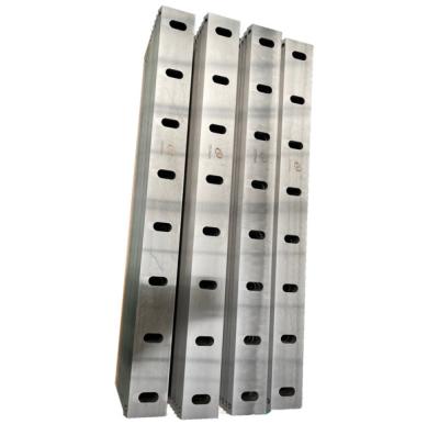 China Metal Replacement Shredder Blades 58-60 HRC Straight Cutting Blade for Double Shaft Shredder for sale