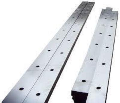 China Hydraulic Shear Blades for Stainless Steel Plate Cutting 52-62 HRC Custom Length for sale