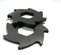 China Custom High Precision Slitting Machine Circular Cutting Blades Round Slitter Knives HRC55-57 for sale