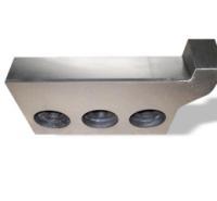 China Rolling Mill Flying Shear Blades 100x100x28mm 52-65 HRC for Deformed Steel Bar Cutting for sale